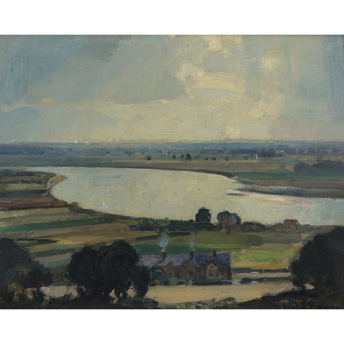 Sir John Alfred Arnesby Brown RA (1866 - 1955) ‘Study For The Big River’